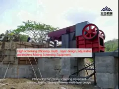 Vibratore circolare a più strati per setacciatura regolabile parametri