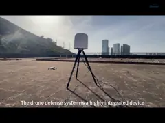 Full Bands Long Range Fixed Drone Detector RF Detection And Multi Sector Jamming System