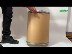 moisture proof 5 gallon fiber drum food grade cardboard fiber drums for oatmeal food