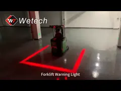 Luz de seguridad de arco de carretilla elevadora 40W Luz de seguridad de camión elevadora azul IP67