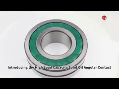Smooth Operation Deep Groove Ball Bearings Solid Oil Bearings High Load Capacity Sealed Design