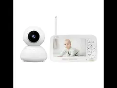 1080p hd security baby monitor with camera 5.5 inch wireless nanny night vision