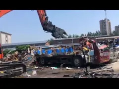 hydraulic rotating demolition grapple hydraulic wood grapple hydraulic stone scrap steel grapple