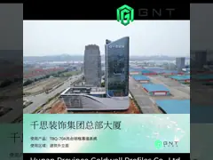 high strength steel curtain wall thermal insulation fire rated curtain wall system
