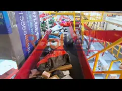 고속 틸트 트레이 패키지 분류 장비 장수 수명 설계 업그레이드 할 수 있습니다