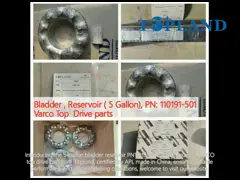 bladder reservoir 5 gallon 110191-501 varco top drive system components