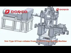 four column vertical ring rolling machines thin walled high cylindrical ring precision