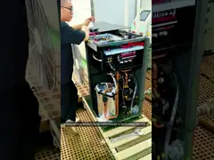 instant hot water solution 25kw inverter air to water heat pump with space-saving design