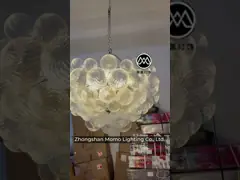 100V - 277V Spinnlichtlampe 38 “ Lampe en verre de chambre à coucher