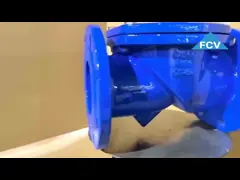oem rubber seat cast iron check valve with counterweight corrosion resistant