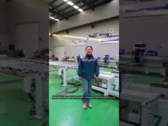 automatic cnc wood door frame cutting machine four sided sawing cutting