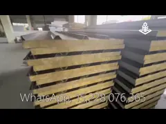 rock wool corrugated board a1 fireproof thermal insulation pane