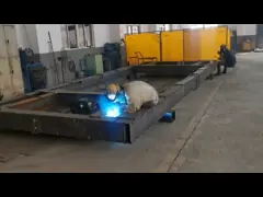 Hangar di riparazione di aeromobili industriali temporanei Hangar di aeromobili in acciaio con travi H pre-ingegnerizzato