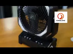 Socool-Ventilator Notstromversorgung Ventilator Fernsteuerung Oscillierender Ventilator Wiederaufladbarer Outdoor-Campingventilator