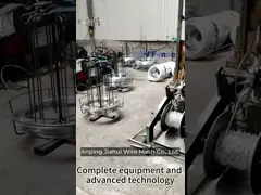 hot dip galvanizing barbed wire roll 400 meters 350kgf tensile strength