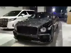 bentley flying spur carbon fiber body kit flying spur upgrades mansory style front lip diffuser spoi