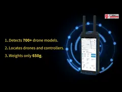 Detección de drones portátiles hasta 3 km