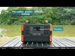 high capacity 1200w portable power station for home camping