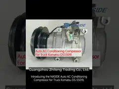 OEM 20Y-979-6121 Truck AC Compressor 24V For Komatsu PC200-7