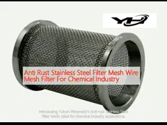 anti rust stainless steel filter mesh wire mesh filter for chemical industry