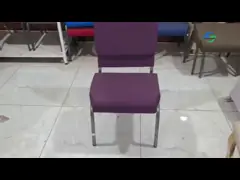 conference black church chairs 10cm cushion church seating chairs
