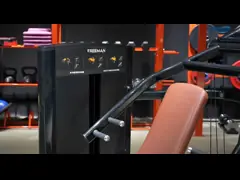 commercial indoor fitness equipment: adjustable pin-loaded 3 - function press machine for chest