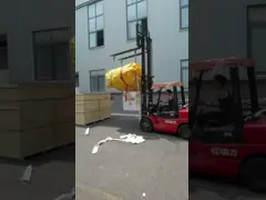 ground mounted double membrane gas holder , polyester fabric biogas storage balloon