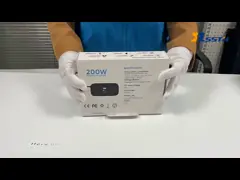 sdk network szssth dc 12v to 220v 230v 240v ac 2ac outlet 2usb port 200w socket gan pd fast charger