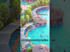 funny plastic splash pad customized backyard splash pad for adults