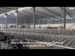 24kg Package Weight Unobtrusive Security Defence Wire Fencing With 0.8mm Wire Diameter