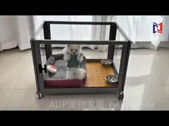 휴대용 슬라이딩 도어 개집 개집