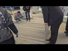 Hot Dip Galvanized Welded Gabion Wall Baskets For Erosion Control Gabion Wall