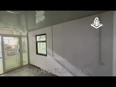 double-panel glass curtain module | galvanized frame & plug & play design