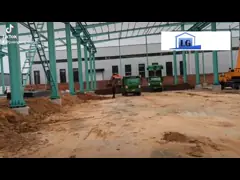 hot rolled steel structure workshop metal louver pre manufactured warehouse