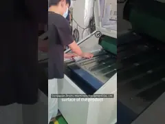 진공 흡수 스테인레스 스틸 잎 깎기 평면 금속 판 닦기 기계 환경 친화적 인 덮개