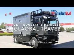 overland expedition camping with 20ft customizable frp truck camper shell and windows
