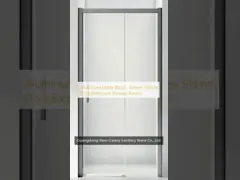 Aluminum,Matte Black  , Screen Silding Door,Bathroom Shower Room