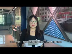 Acero inoxidable resistente a la corrosión de malla de alambre de pantalla de tejido trenzado hasta 400 malla