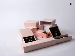 wholesale manufacturing eco friendly high quality gift jewellery box personalized custom ring neckla