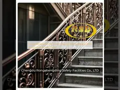 customizable modern stair railing stair banisters with anodized metal finishes