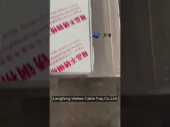 highly durable stainless steel cable tray customized length easy installation low maintenance