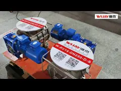 drop through rotary airlock valve 0.1mpa-2.5mpa air lock rotary valve