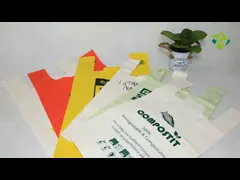 Sacchetti di plastica biodegradabili, certificati, compostabili e stampati su misura