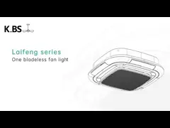high end bladeless ceiling fans , modern smart ceiling fan with lights and remote control