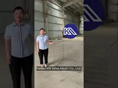 Hot Dipped Galvanized Durable Gabion wall baskets 50x200mm Aperture For Flood Control And Landscape