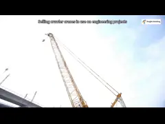 jib 96m and 298kw engine power 350t crawler crane for heavy duty