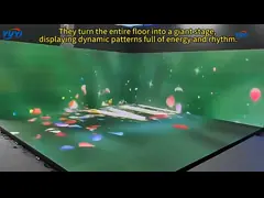 Interactive Rental Dance Floor LED Screen 500x500mm 500x1000mm Cabinet Size