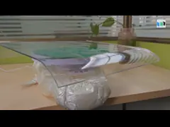 Tela de vidro de policarbonato invisível Tela de vidro invisível DIY Tela de PC Transparente Design durável