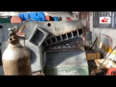 plc control system steel briquetting press for 120 mm briquette diameter and efficiency