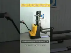 1.5 ton 3 meter battery full electric pallet stacker for warehouse